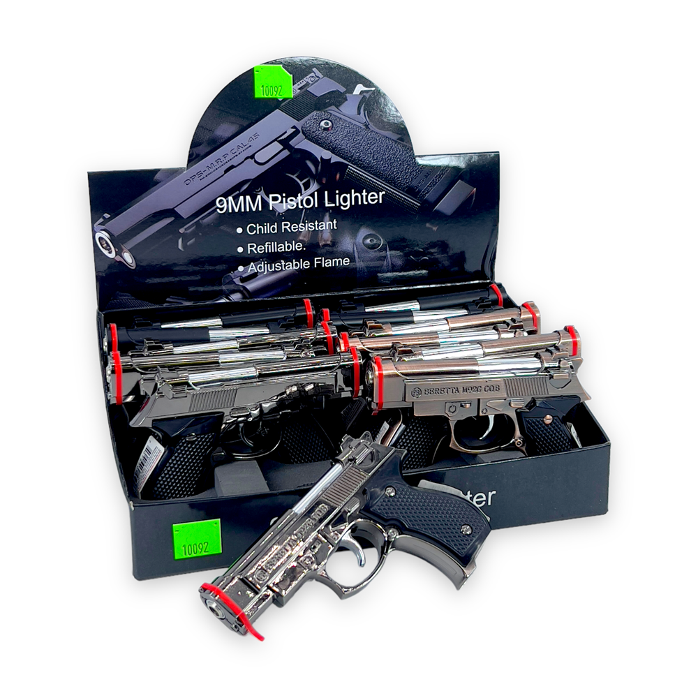 WINDPROOF TORCH 9MM PISTOL LIGHTER – Ben Exotics