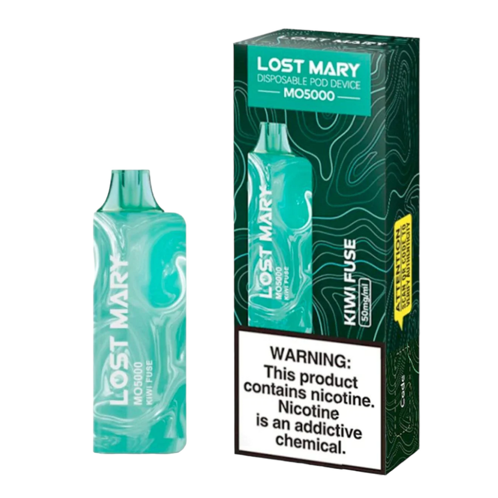 LOST MARY MO5000 5% NIC DISPOSABLE - KIWI FUSE – Ben Exotics