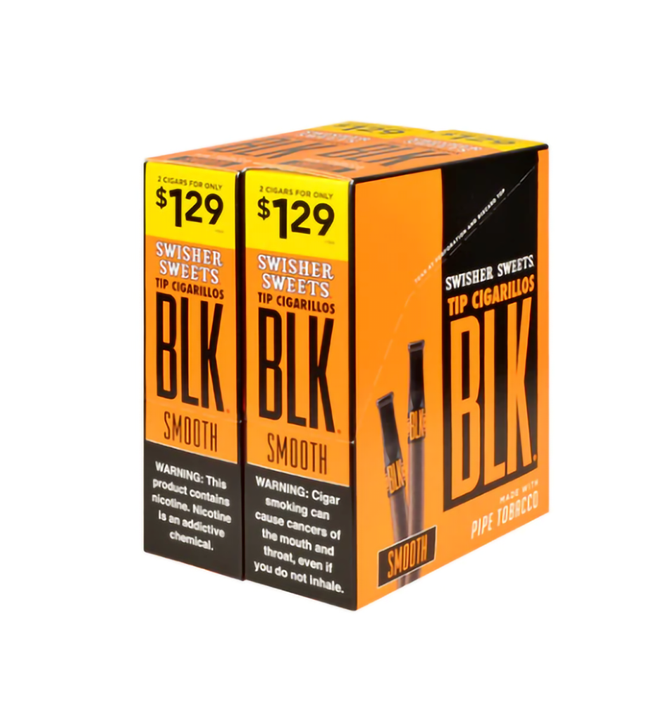SS BLK 2/1.29 2CTS TIP CIGARILLOS - SMOOTH – Ben Exotics
