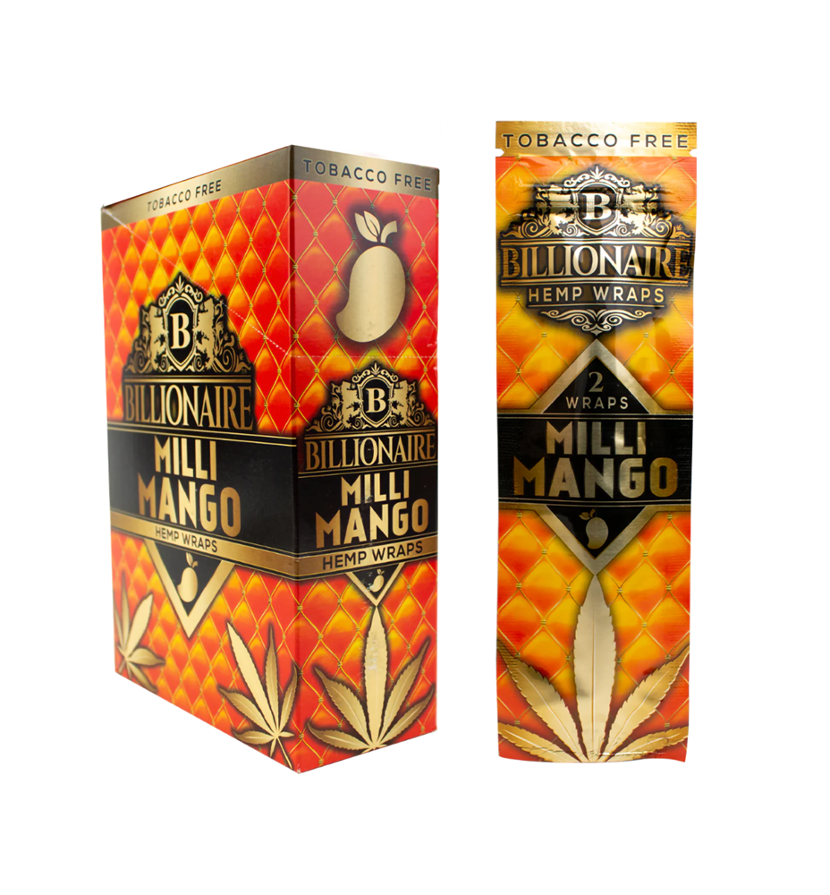 BILLIONAIRE CIGAR HEMP WRAPS - MILLI MANGO – Ben Exotics