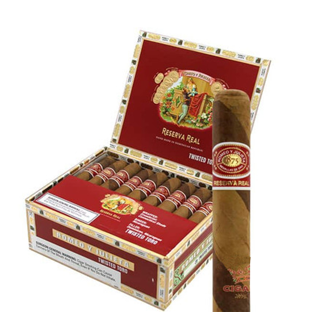 ROMEO Y JULIETA RES. REAL TWISTED TORO 54X6 CIGARS – Ben Exotics