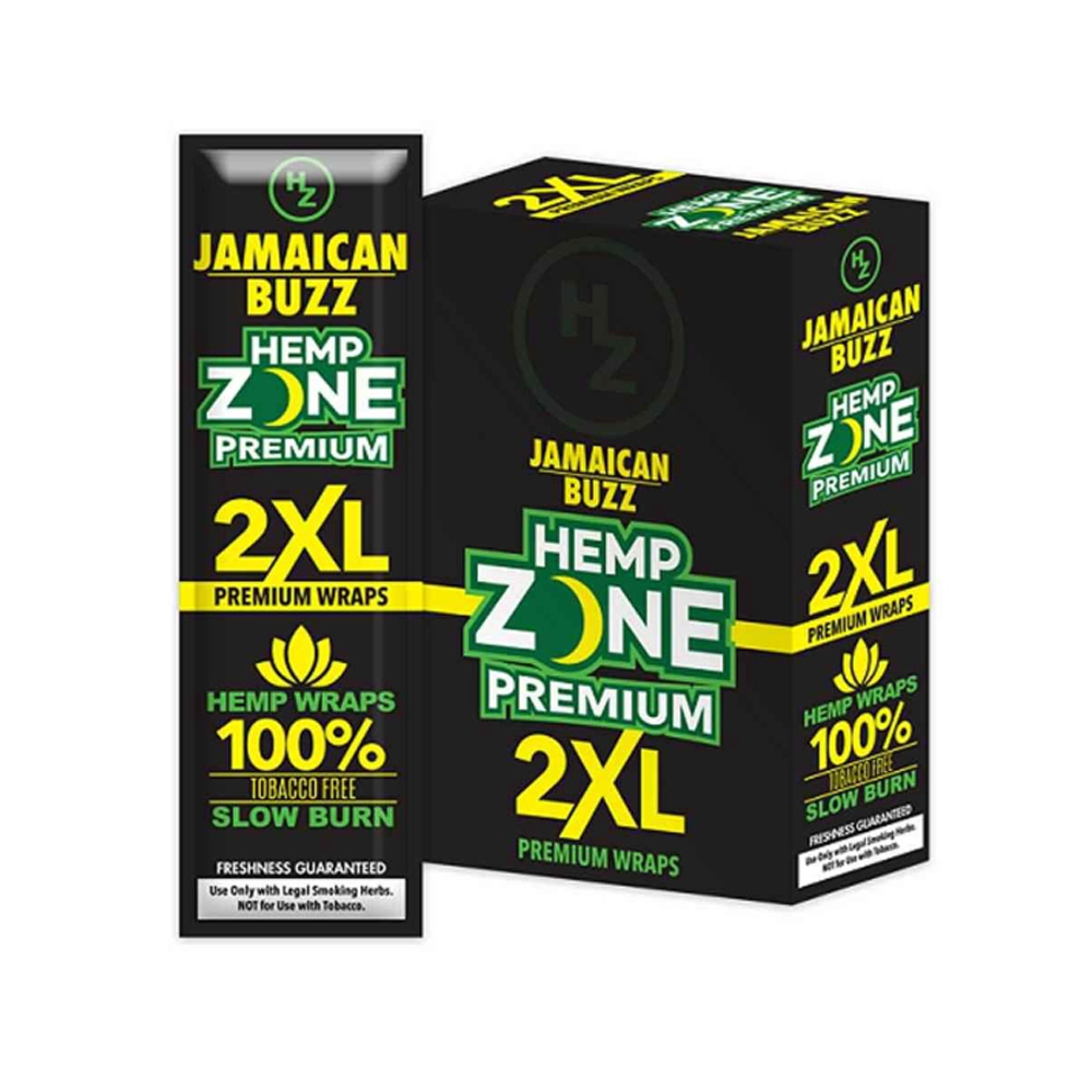 HEMP ZONE PREMIUM 2XL WRAPS - JAMAICAN BUZZ – Ben Exotics