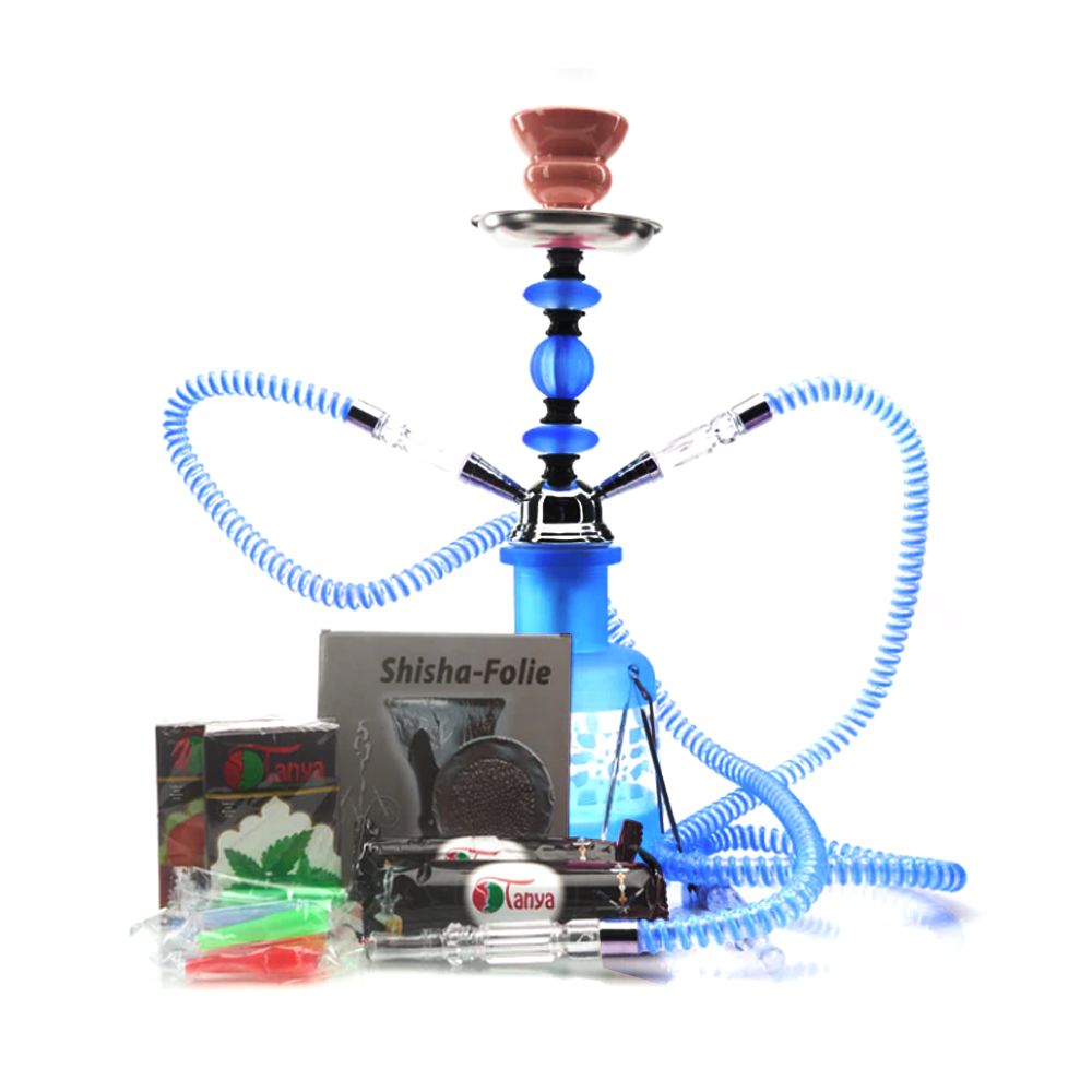 TANYA HOOKAH KIT II PACKAGE - BLUE – Ben Exotics