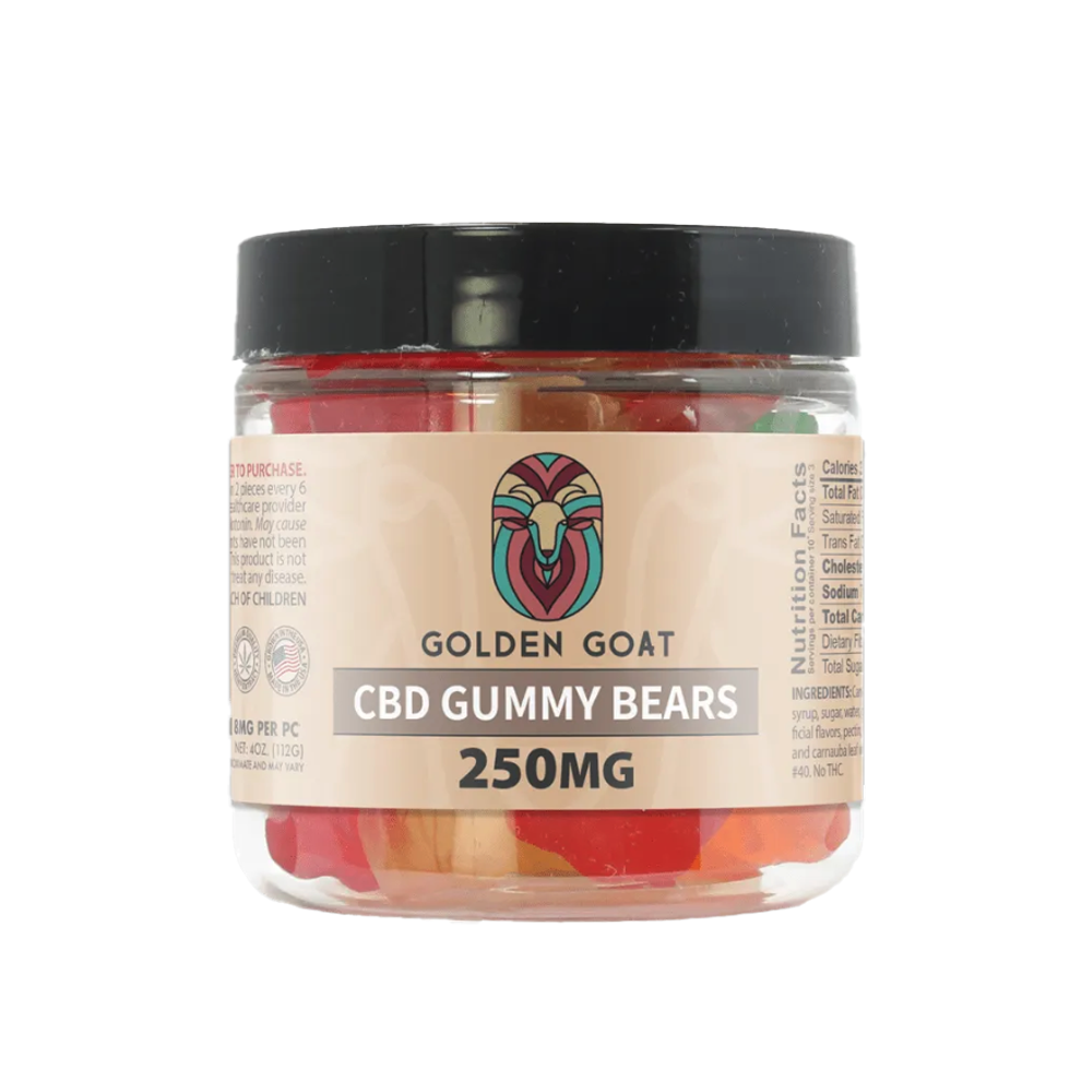 GOLDEN GOAT 250MG GUMMIES - GUMMY BEARS – Ben Exotics