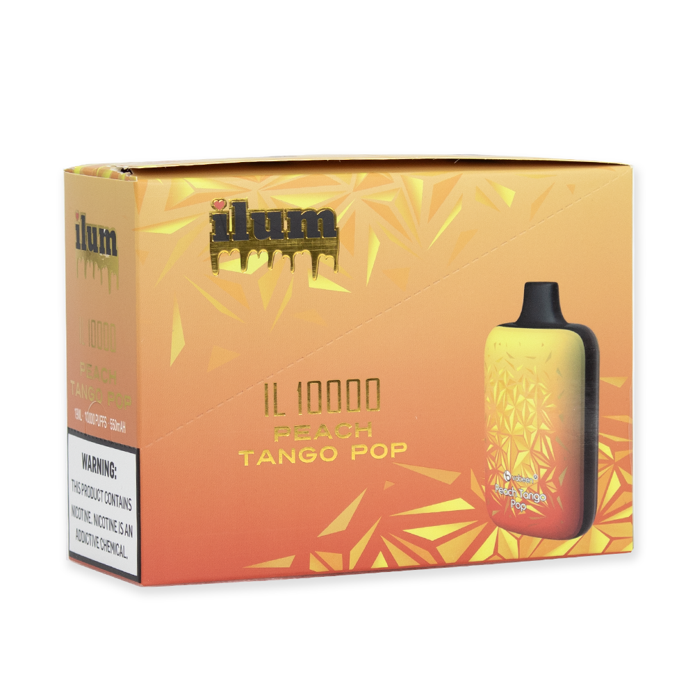 ILUM IL10000 5%NIC DISPOSABLE - PEACH TANGO POP – Ben Exotics