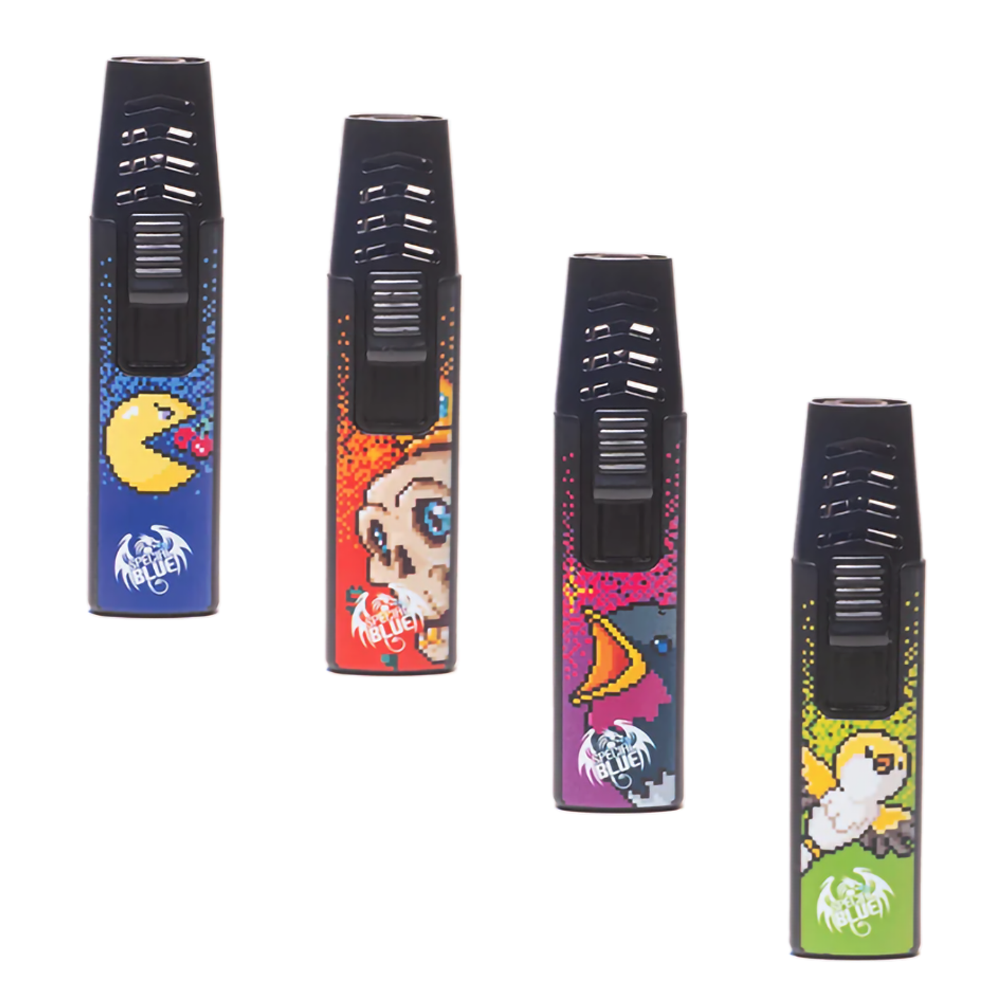 SPECIAL BLUE SPARK (PIXELS) TORCH - 12 CT DISPLAY – Ben Exotics