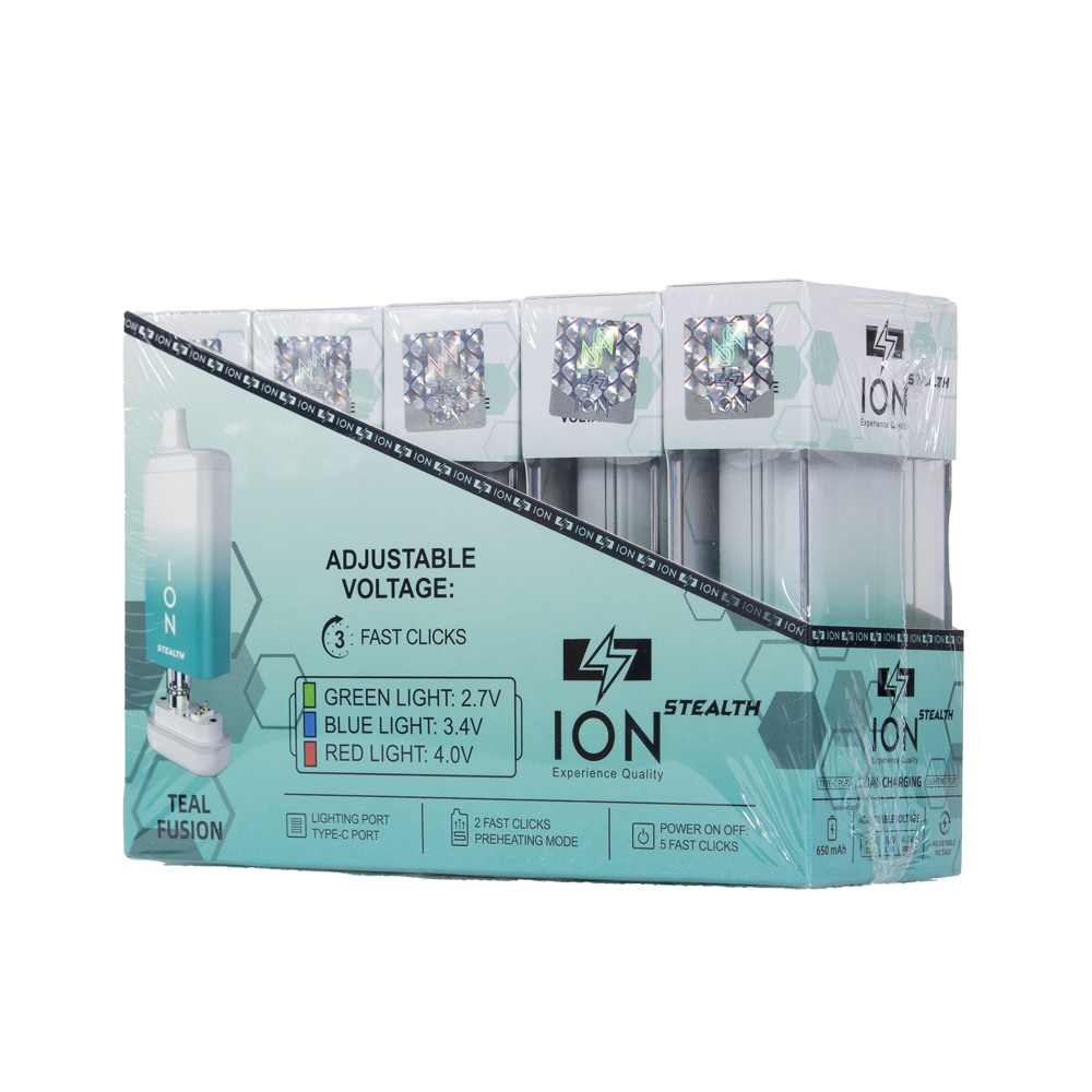 ION STEALTH 650 mAH BATTERY - TEAL FUSION – Ben Exotics