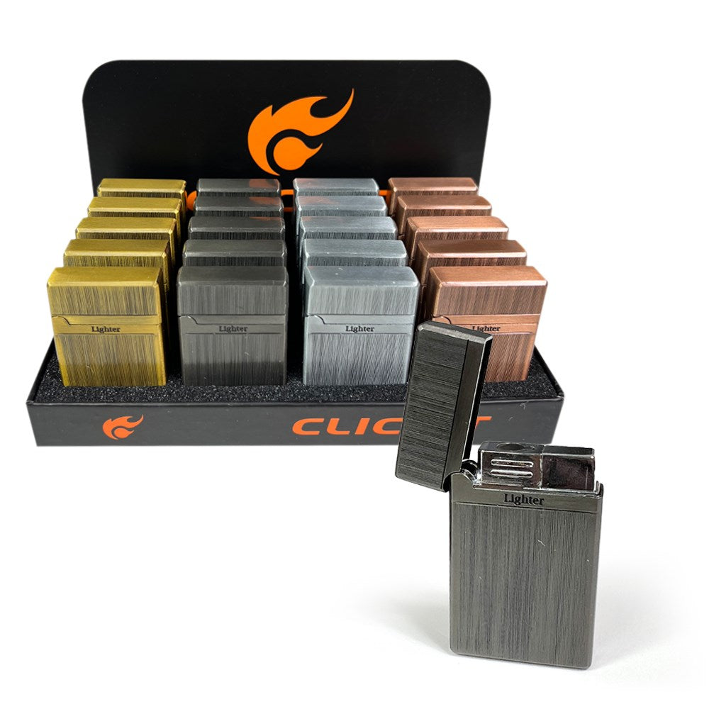 CLICKIT FLIP SINGLE TORCH LIGHTER – Ben Exotics