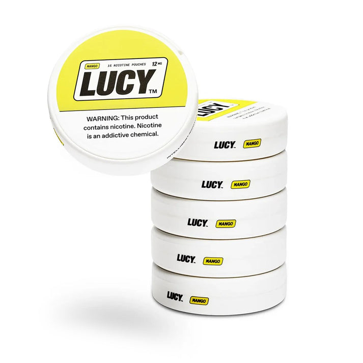 LUCY NICOTINE 12MG POUCHES - MANGO – Ben Exotics