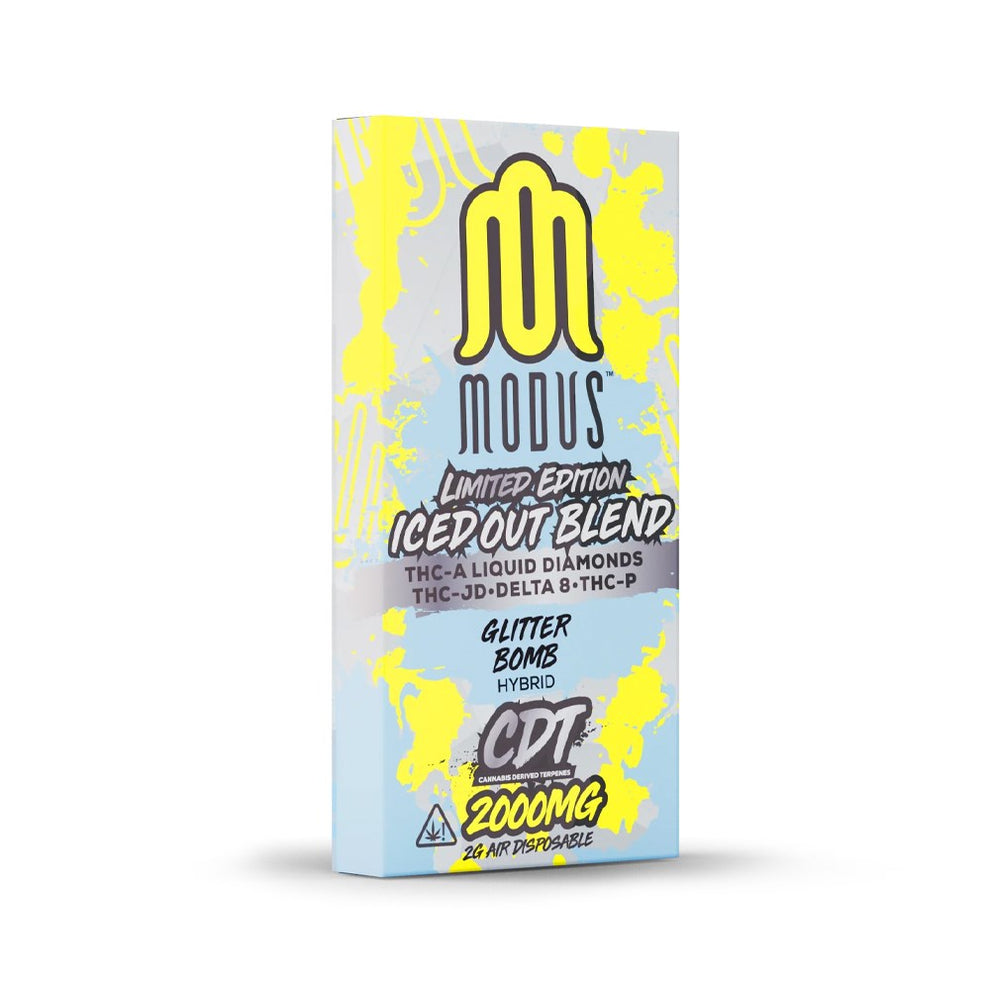 MODUS ICED OUT BLEND 2G DISPOSABLE HYBRID - GLITTER BOMB – Ben Exotics