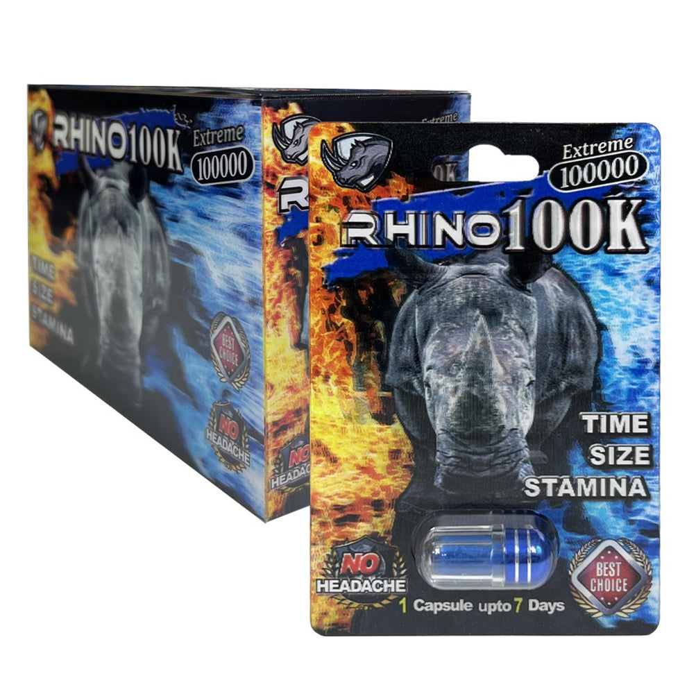 RHINO 100K 100000 EXTREME MALE ENHANCEMET – Ben Exotics
