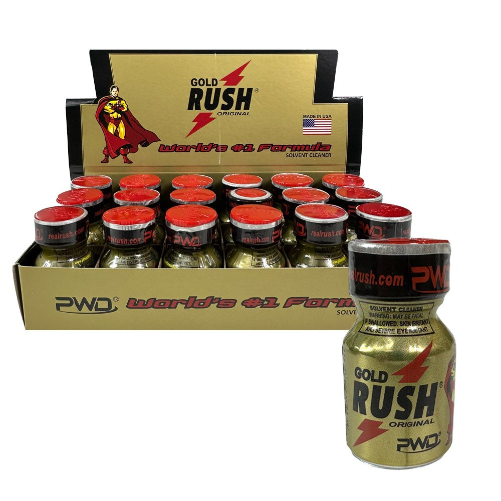 GOLD PWD RUSH 10ML BOTTLE - ORIGINAL – Ben Exotics