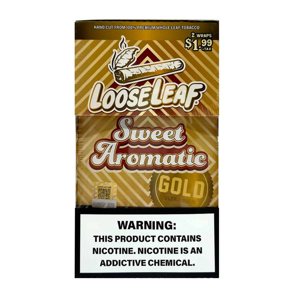 LOOSELEAF 2CT/1.99 WRAPS - SWEET AROMATIC GOLD – Ben Exotics