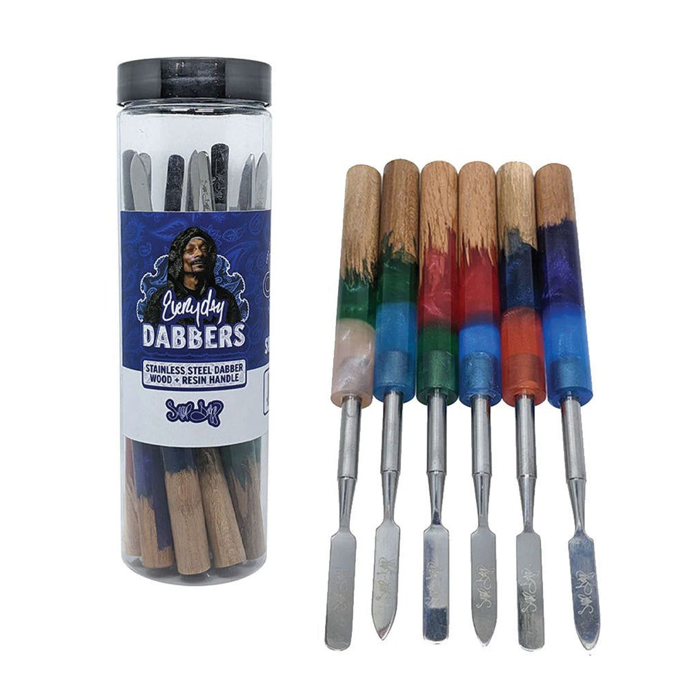 DOGG LBS ED RESIN WOOD HANDLE SS DABBER – Ben Exotics