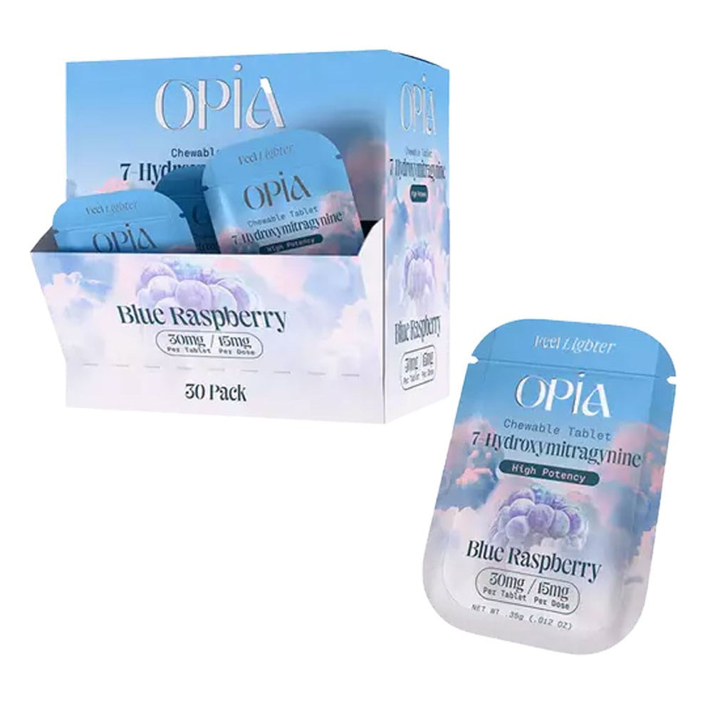 OPIA 7 OH 30MG 1CT TABLET KRATOM - BLUE RASPBERRY – Ben Exotics