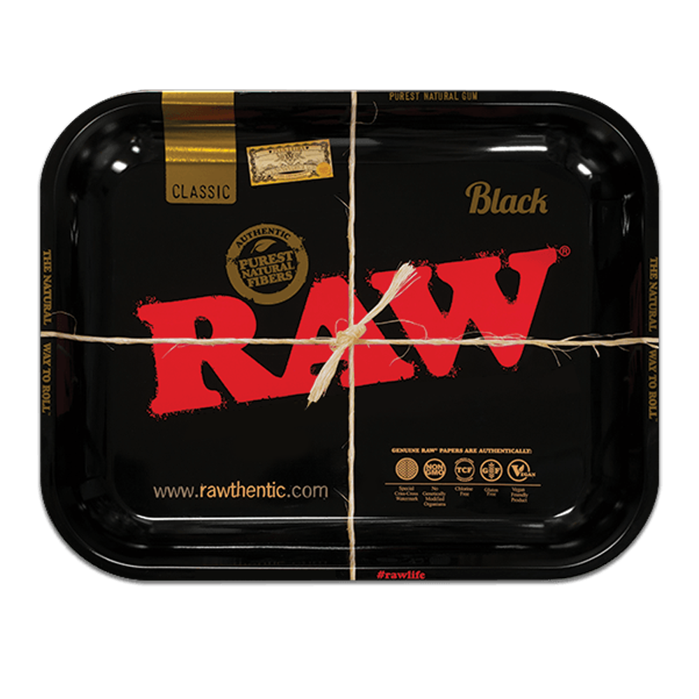 RAW LARGE METAL BLACK TRAY – Ben Exotics