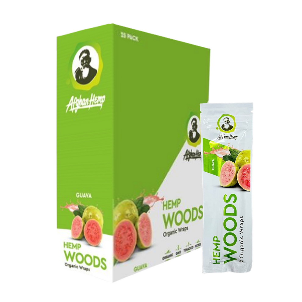 AFGHAN HEMP WOODS ORGANIC WRAPS - GUAVA – Ben Exotics