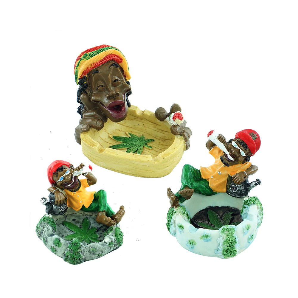 SMALL RASTA RESIN ASTRAY – Ben Exotics