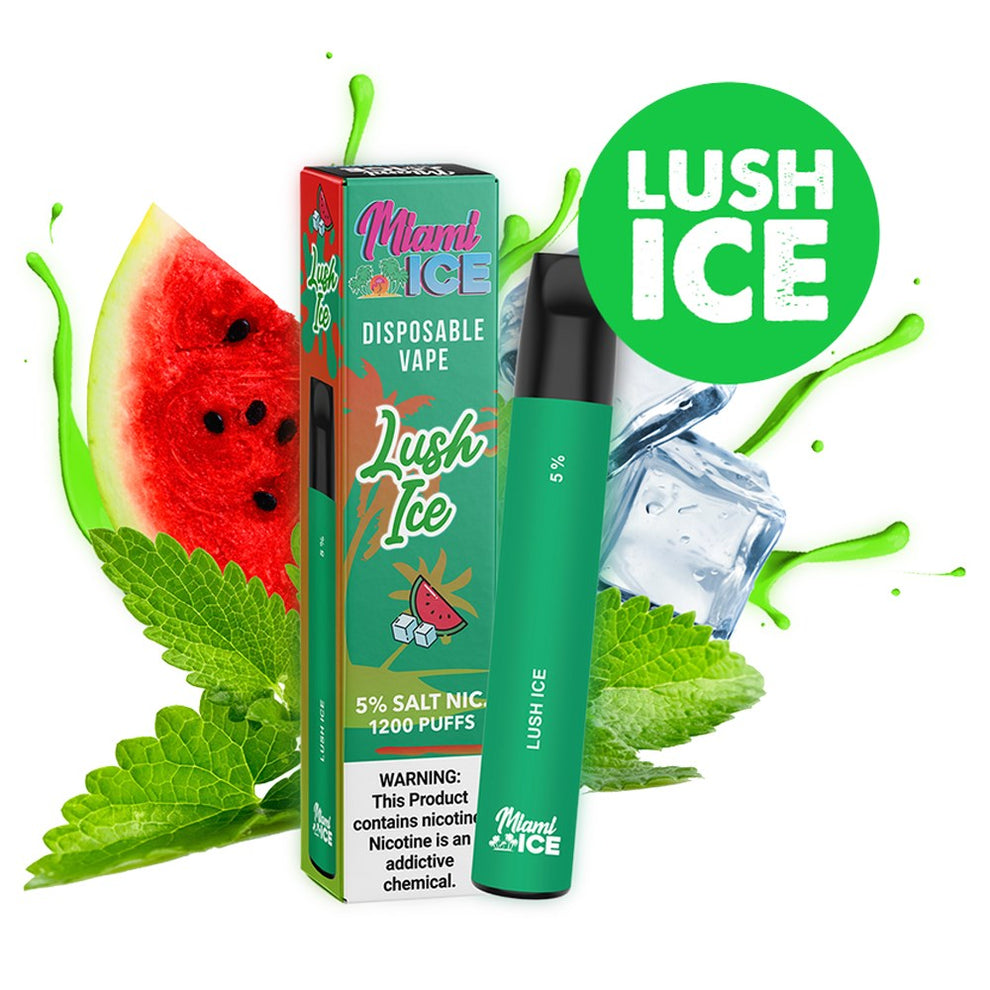 MIAMI ICE 5% NIC DISPOSABLE - LUSH ICE – Ben Exotics